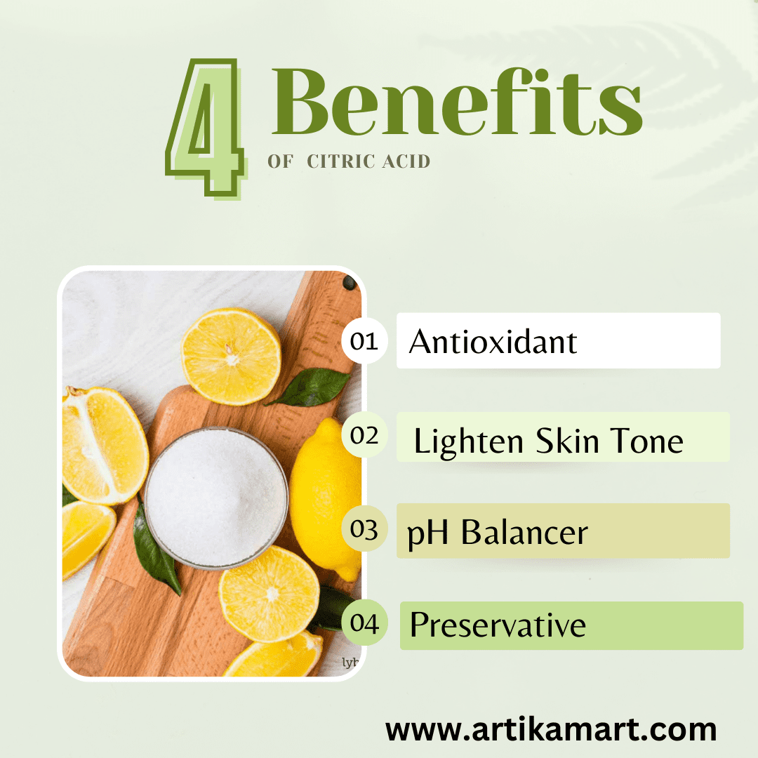 Enhance Your Creations with Versatile Citric Acid Shop Now on Artikamart