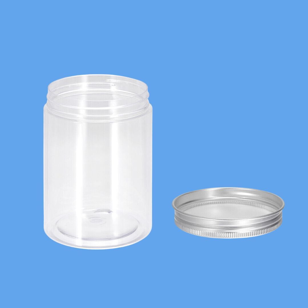 Get Yours Now: 250ml Round PET Jar with 63mm Aluminium SILVER Cap!