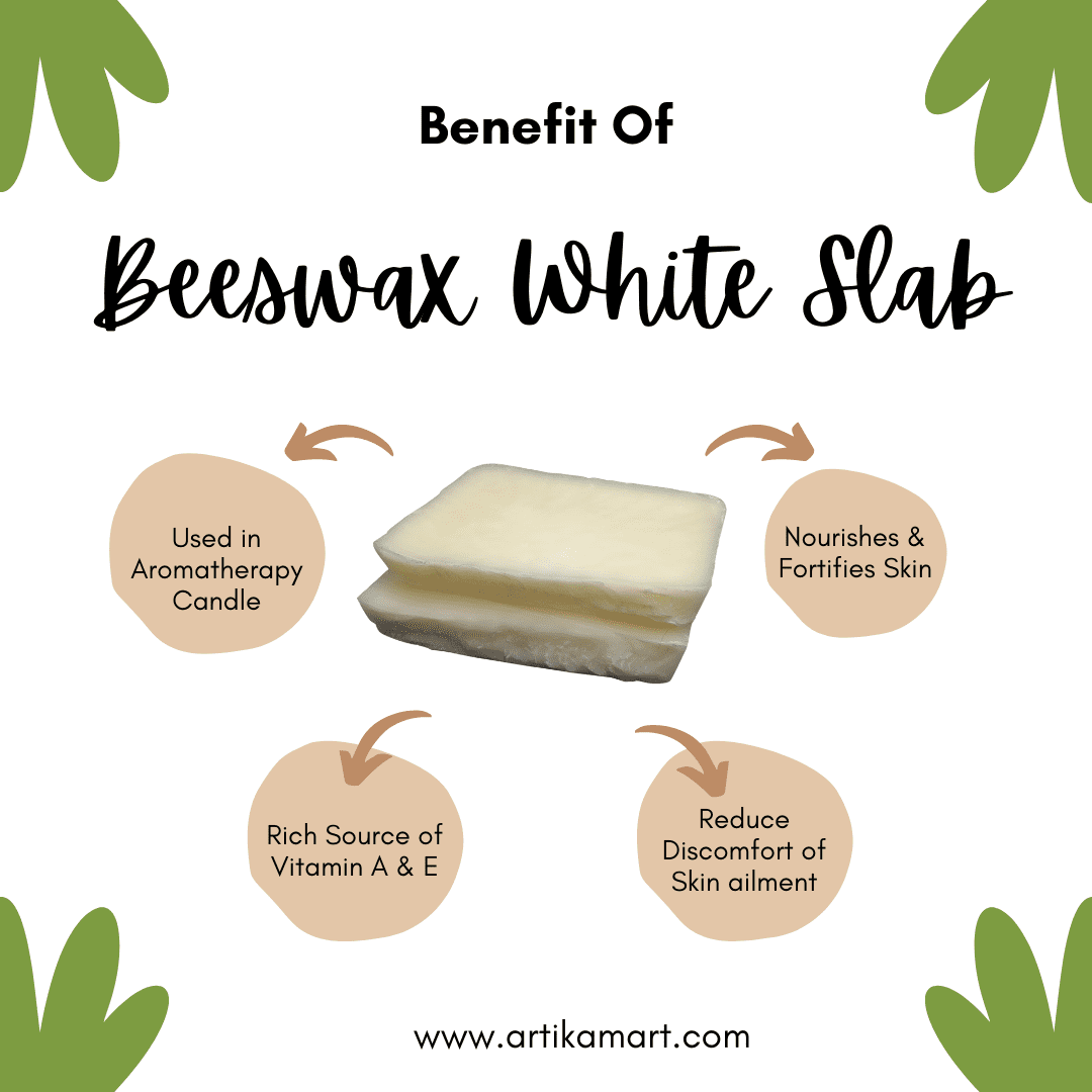 Premium Beeswax Slab - White Color | Shop Now on Artikamart