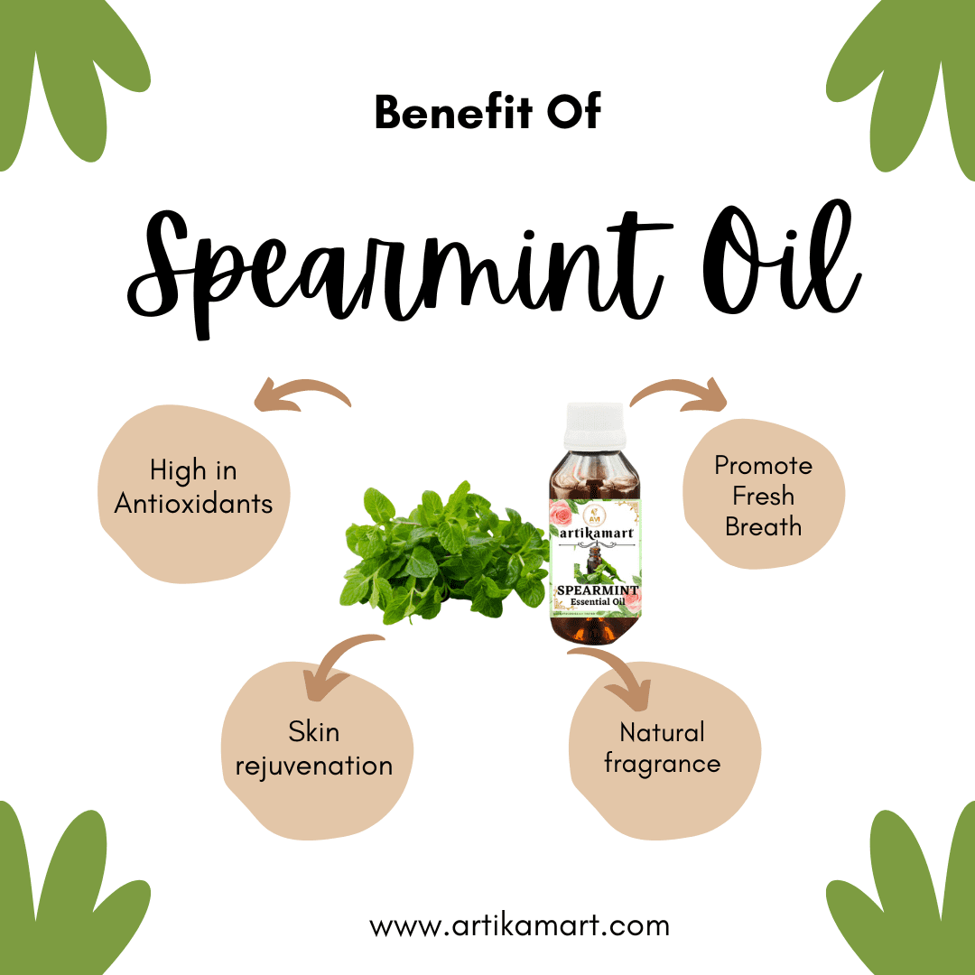 Pure Spearmint Oil 100 Natural Liquid