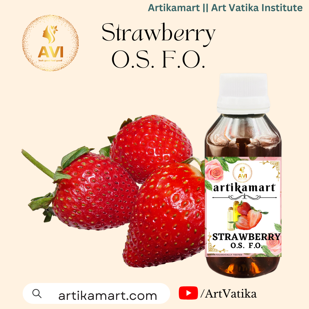 Shop Fruity Strawberry Fragrance Oil | Oil Soluble | Artikamart
