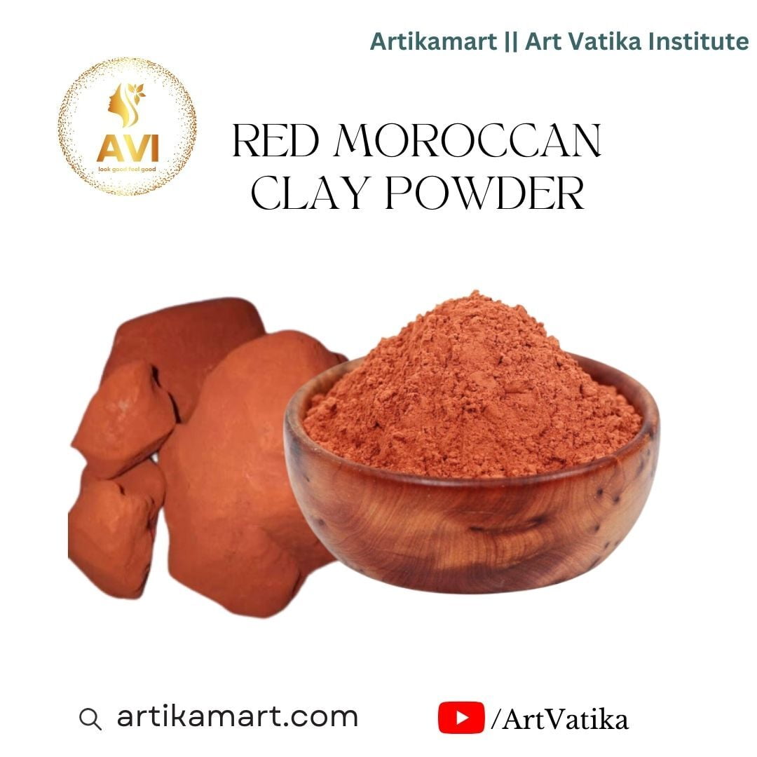 Discover Radiant Skin with Red Moroccan Clay Powder - Order Now