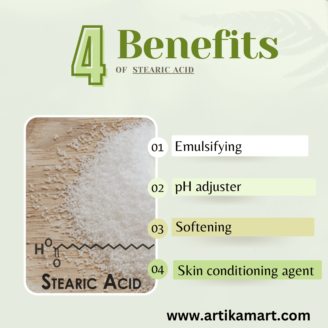 Stearic Acid Flakes - High-Quality Hysteric Grade - Shop Now on Artikamart"