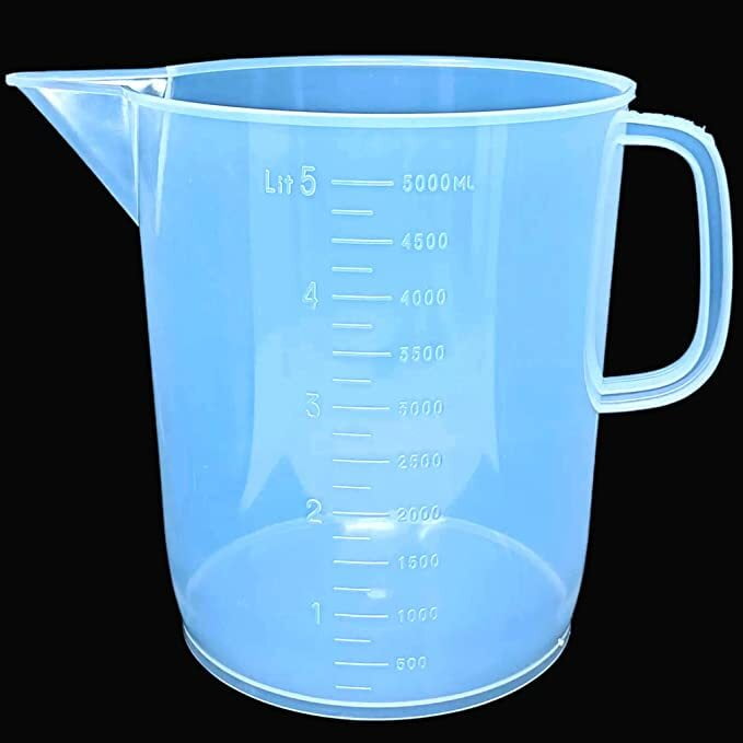 High Capacity 5000ml Measuring Jug with Handle | Microwave Safe ...