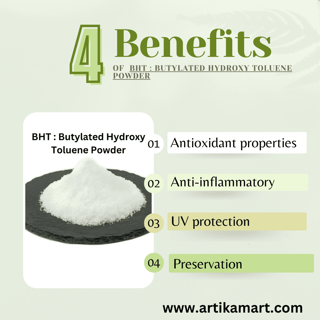 BHT (Butylated Hydroxytoluene): High-Purity Powder Stabilizer for ...