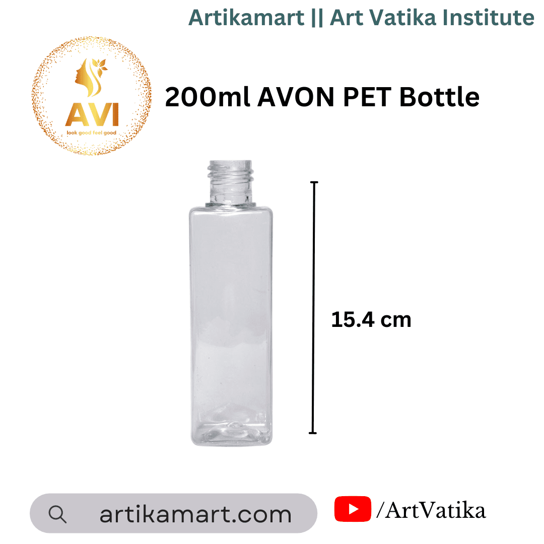Premium 200ml Clear Square PET Bottle for Cosmetics and Food Grade ...