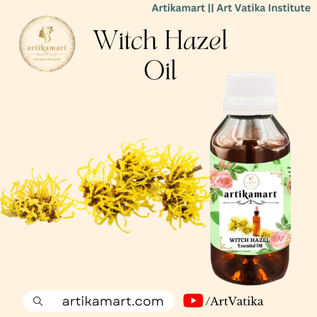 Premium Witch Hazel Oil - Steam Distilled for Skincare and Aromatherapy