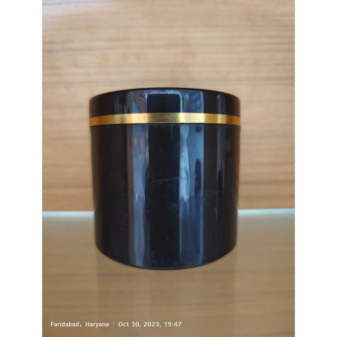 Shop Stylish PP Container 100g BLACK Jar with Gold Foiling - Order Now!